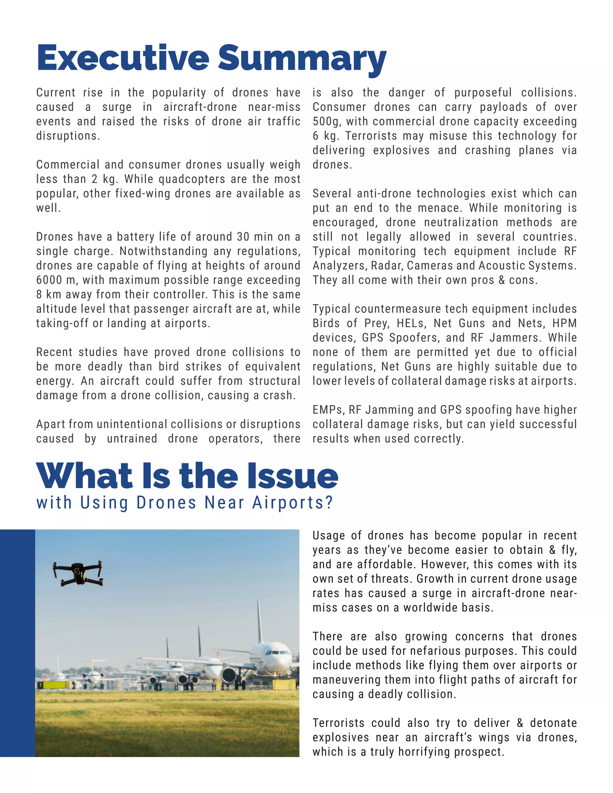 White Paper - Countering Drones at Airports 2019 by DGS | PDF