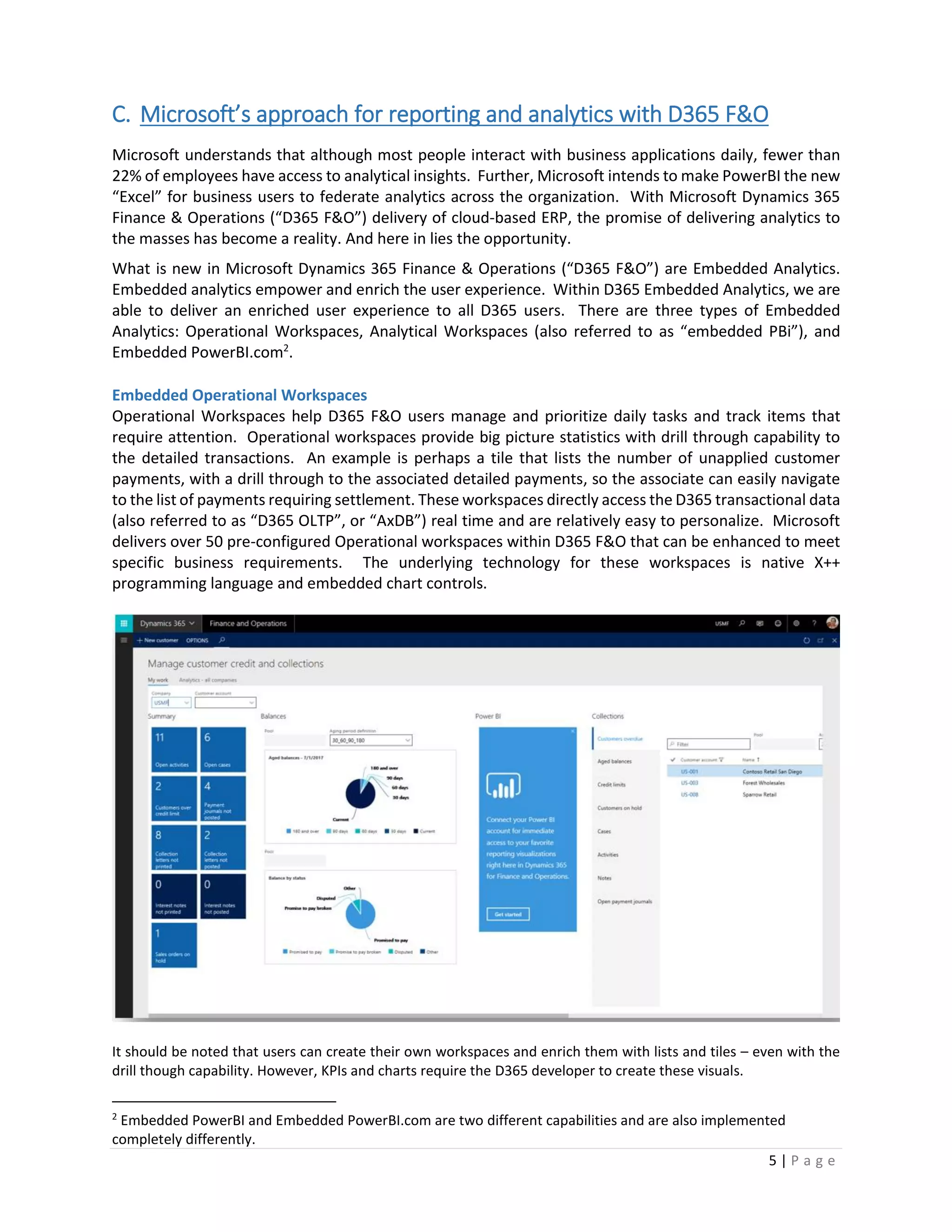 D365 Finance & Operations - Data & Analytics (see newer release of this document) | PDF