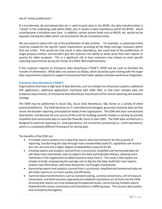 D365 F&O - Data and Analytics White Paper | PDF