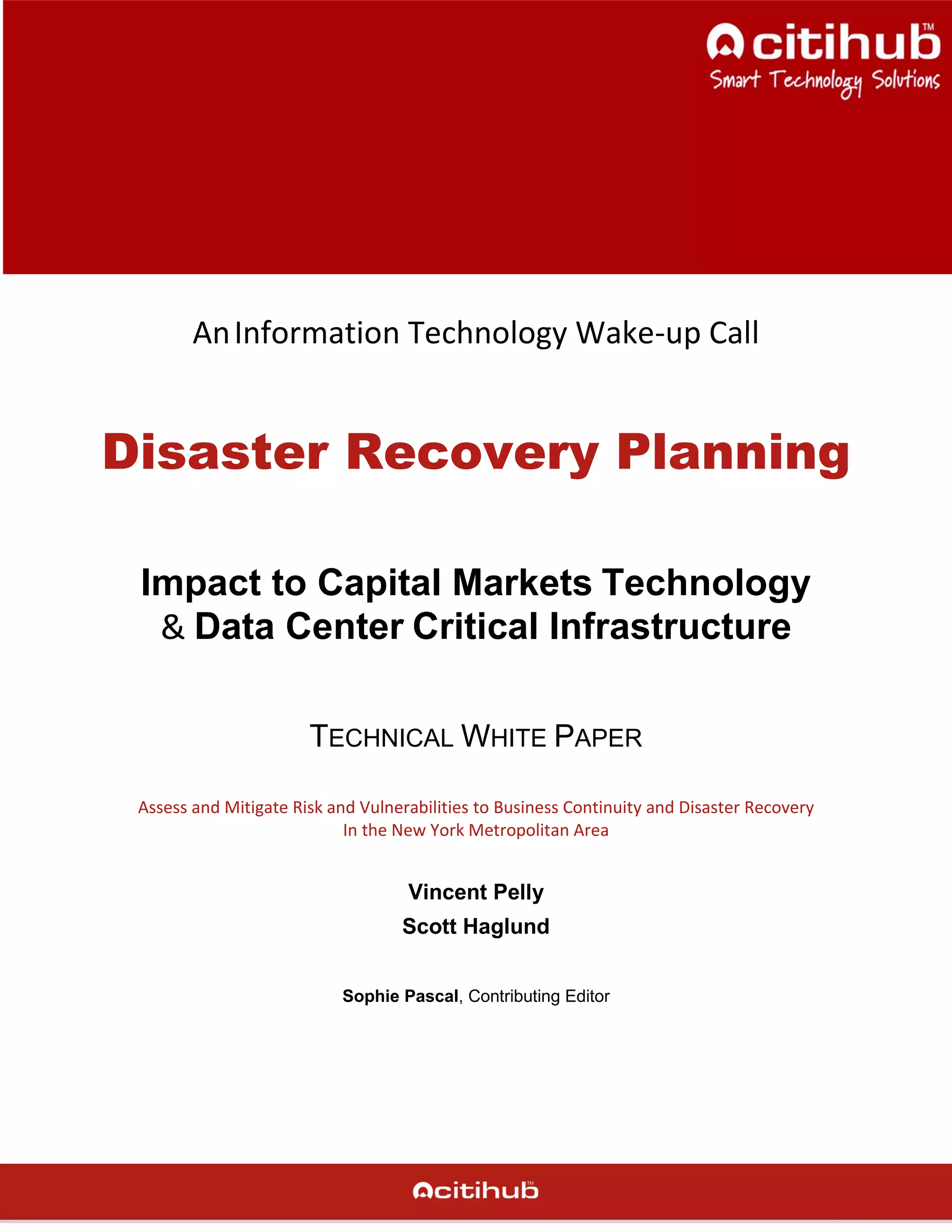 White paper data center critical infrastructure risk and vulnerabilities | PDF
