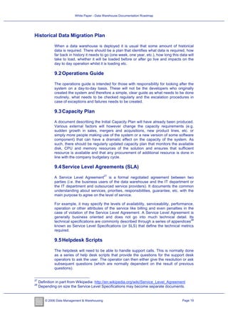 White Paper - Data Warehouse Documentation Roadmap | PDF