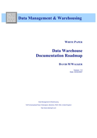 Data Warehouse Diagram Visio