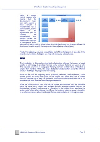 White Paper - Data Warehouse Project Management | PDF
