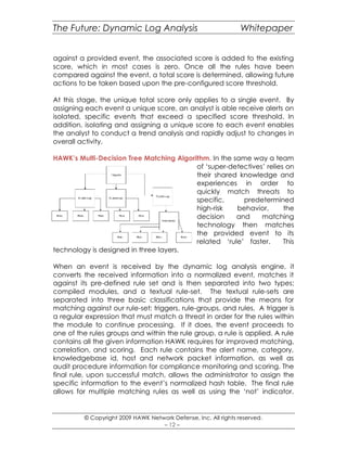 Whitepaper Dynamic Log Analysis The Future 032510 Final | PDF
