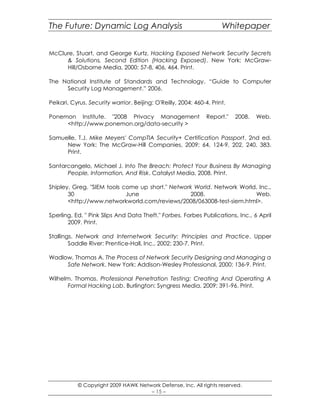 Whitepaper Dynamic Log Analysis The Future 032510 Final | PDF