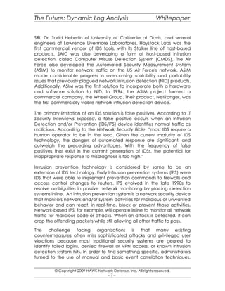 Whitepaper Dynamic Log Analysis The Future 032510 Final | PDF