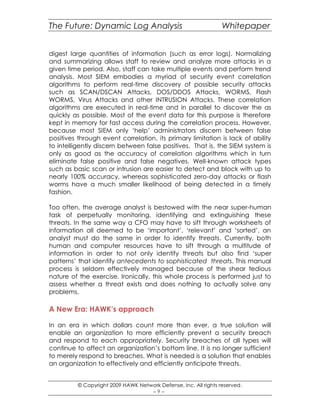 Whitepaper Dynamic Log Analysis The Future 032510 Final | PDF