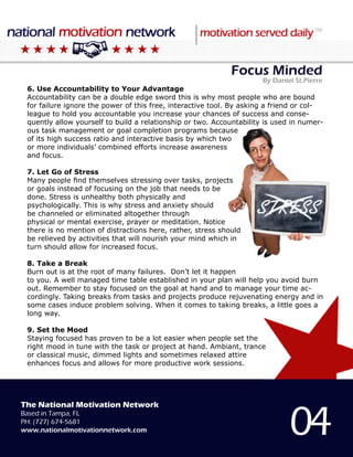 Focus Minded | PDF