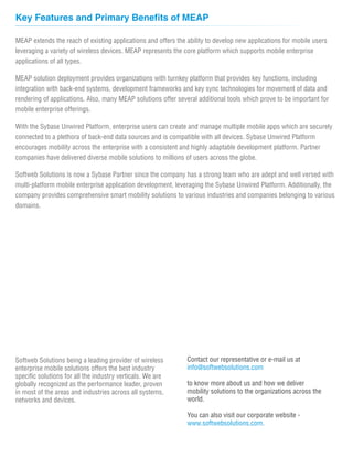 Mobile enterprise application platforms: MEAP | PDF