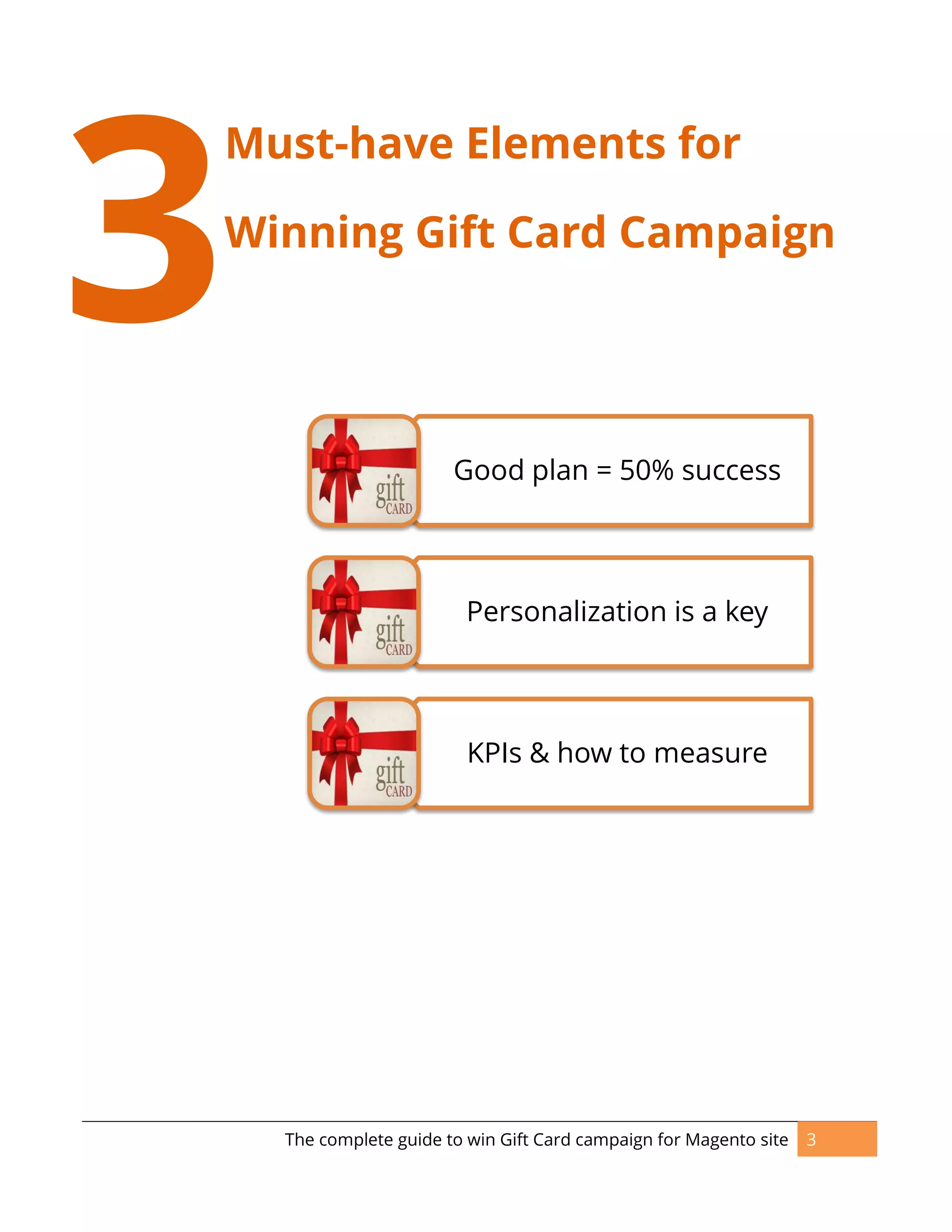 The complete guide to win Gift Card campaign for Magento site | PDF