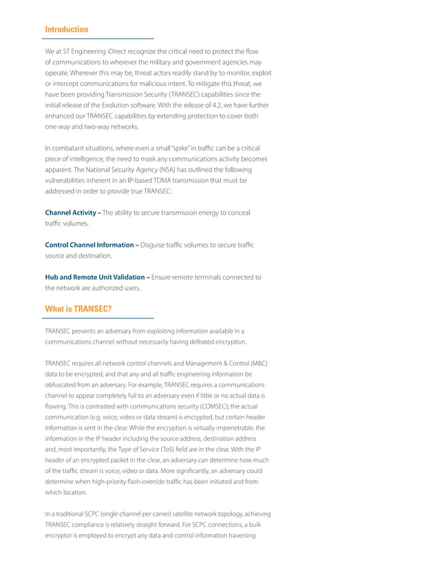 Transmission Security (TRANSEC) - White Paper | PDF | Information and ...