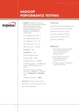 White paper hadoop performancetuning | PDF