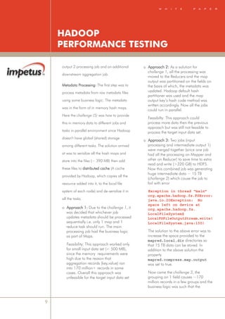 White paper hadoop performancetuning | PDF