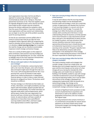 Have You Outsourced by Stealth or by Design? | PDF