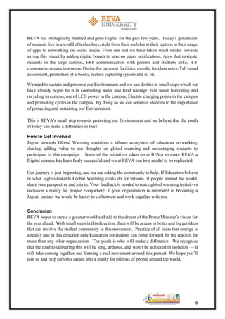 Making india $5 trillion economy REVA University Feature at India ...