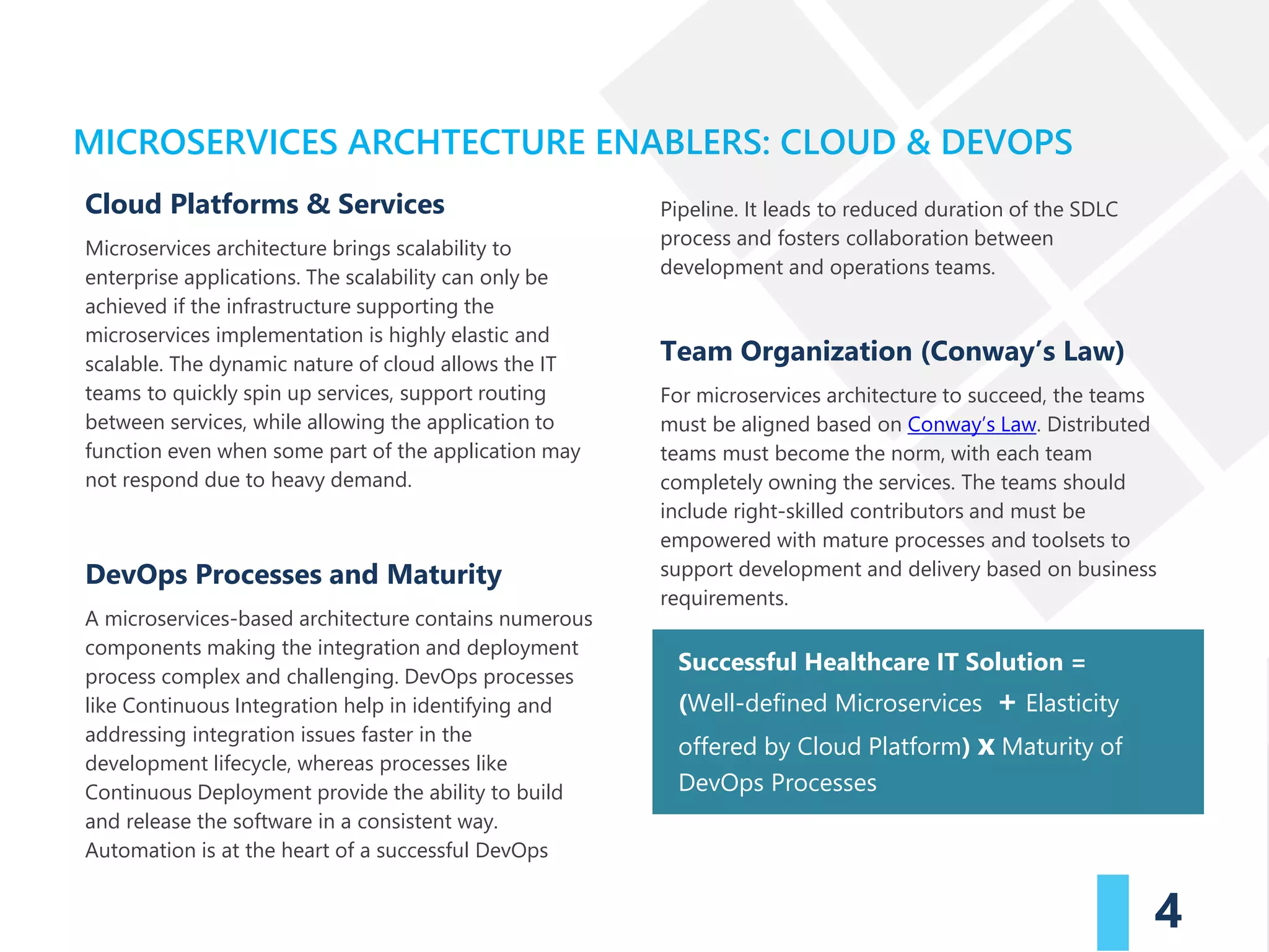 Microservices: A Step Towards Modernizing Healthcare Applications | PPTX