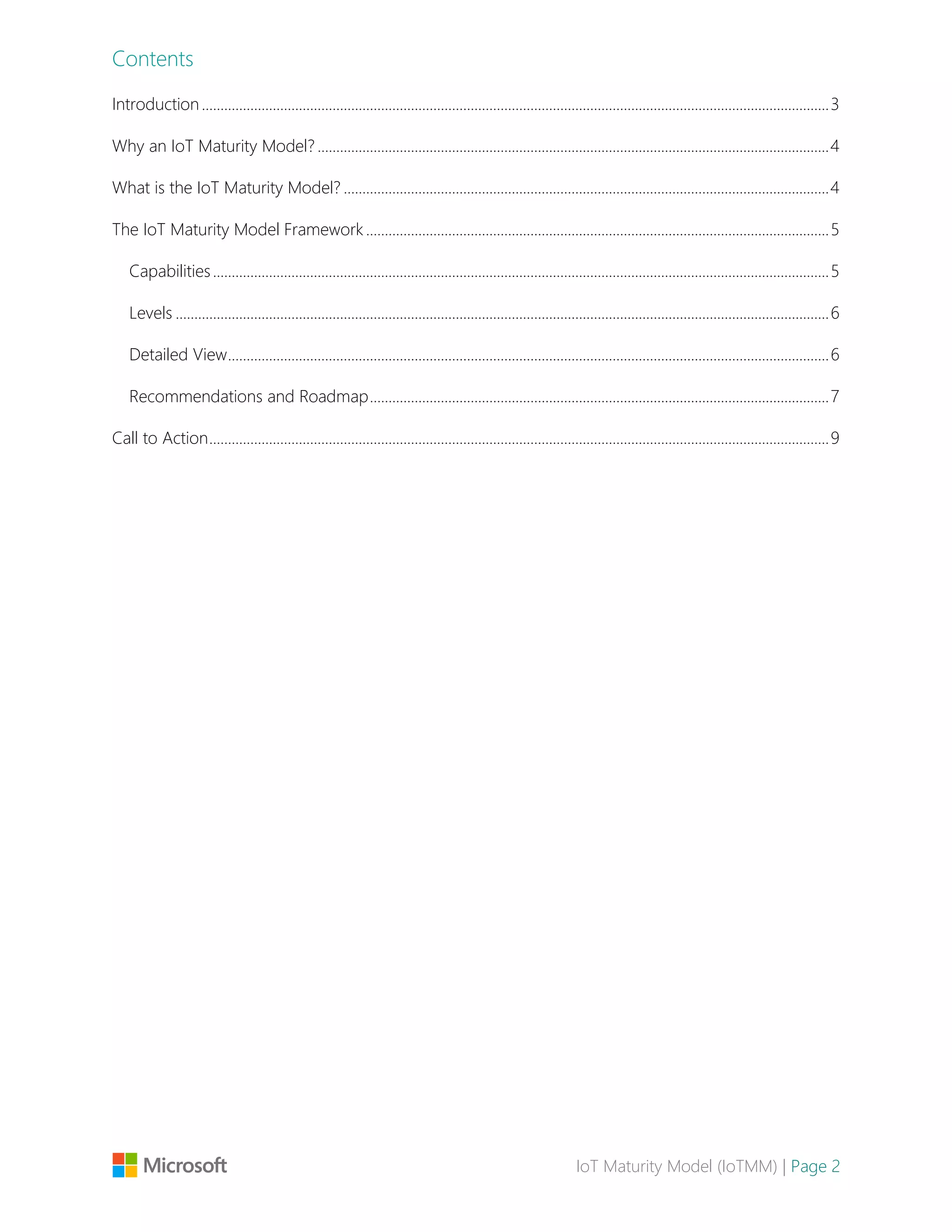 Whitepaper - IoT Maturity Model (IoTMM) | PDF