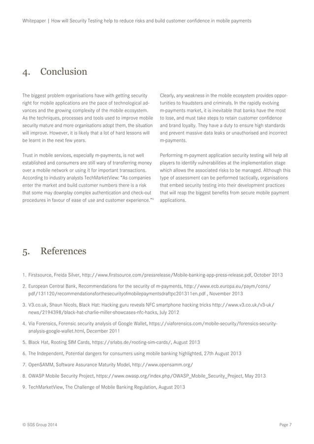 How to reduce security risks to ensure user confidence in m-payments | PDF