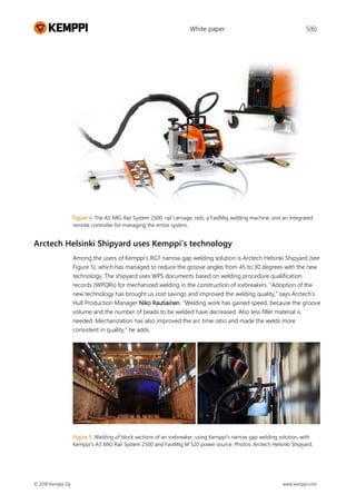 Kemppi's Reduced Gap Technology (RGT) challenges conventional joint ...