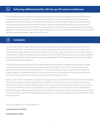 Paving the path to Narrowband 5G with LTE Internet of Things | PDF