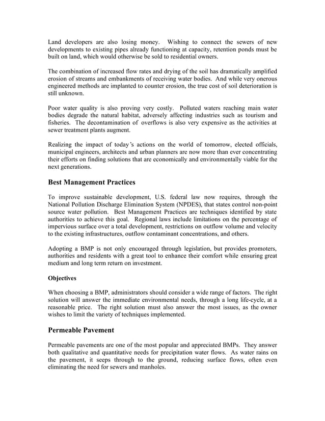 White paper permeablepavement | PDF | Civil Engineering Industry ...