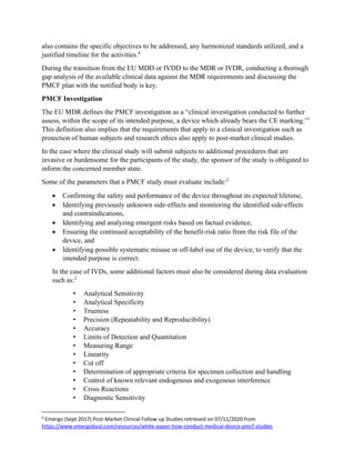 Post-Market Clinical Follow Up Studies Under EU MDR and IVDR | PDF