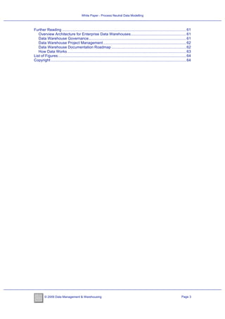 White Paper - Process Neutral Data Modelling | PDF
