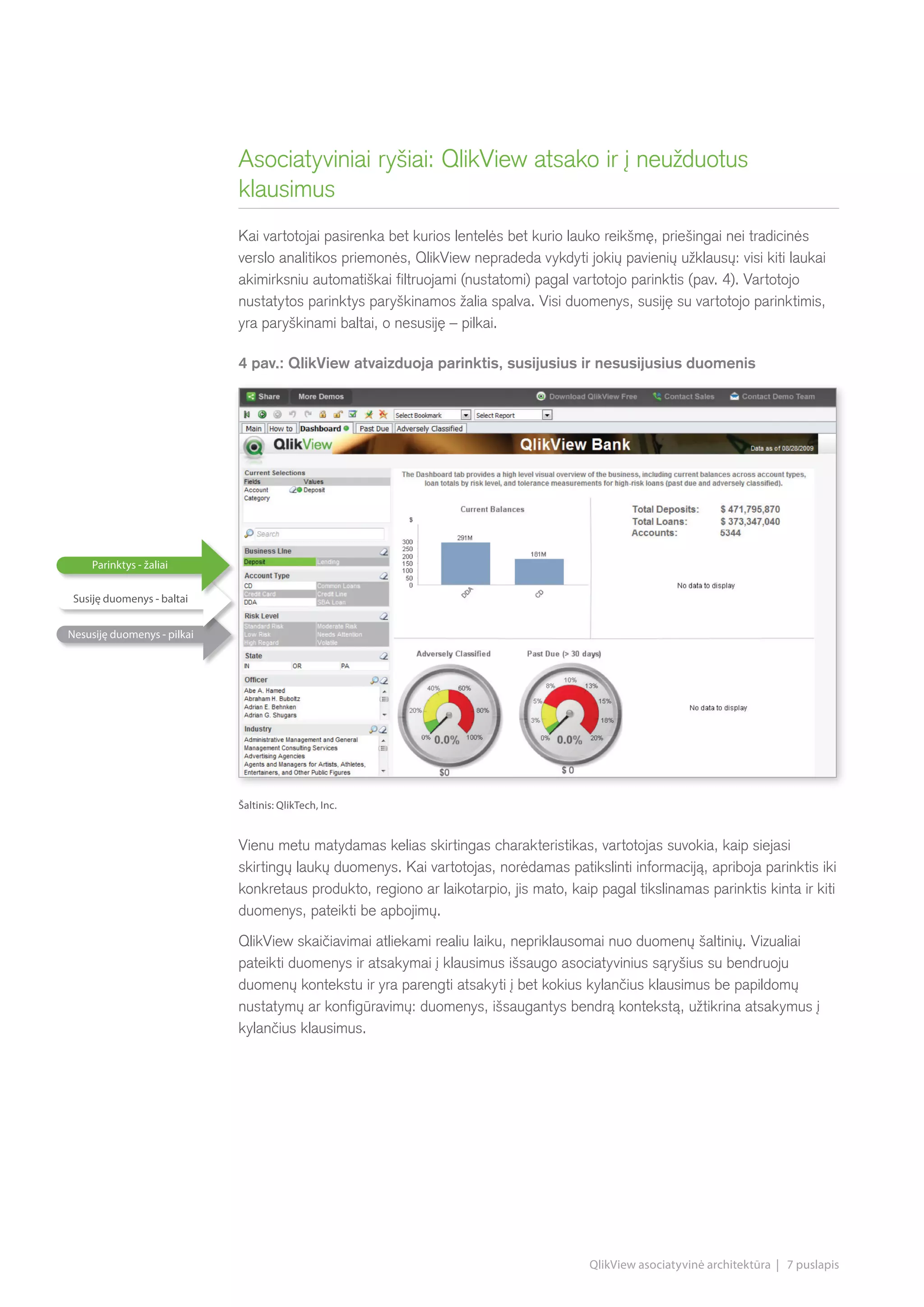 Asociatyvinė QlikView prigimtis | PDF
