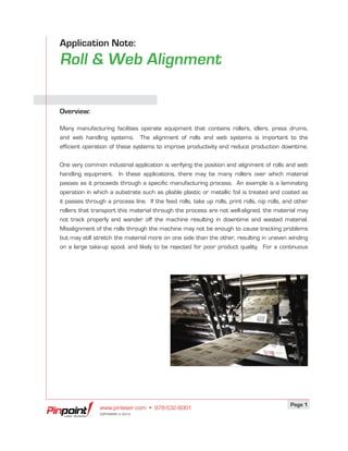 Whitepaper: Roll and Web Alignment | PDF
