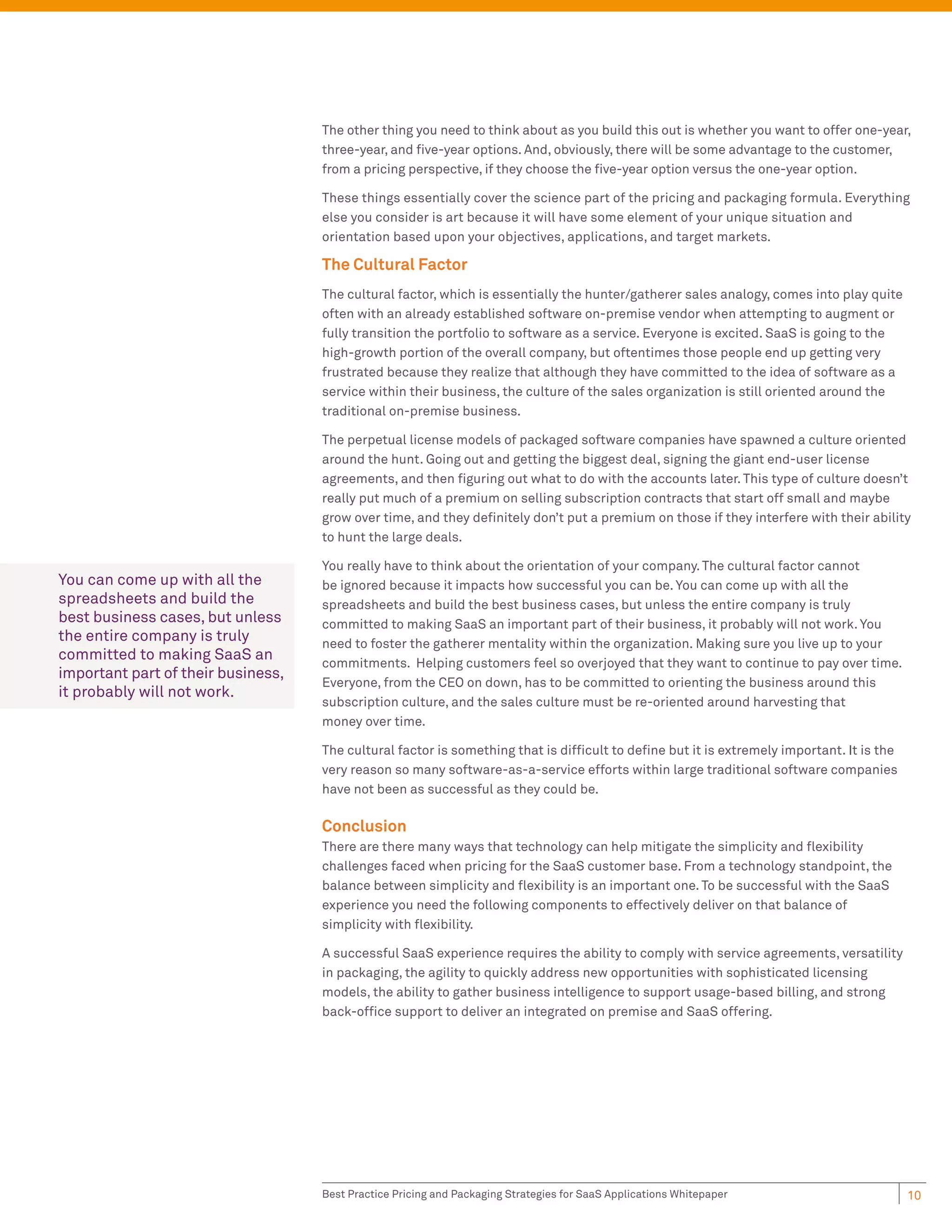 SaaS Pricing and Packaging Strategies | PDF