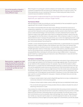 SaaS Pricing and Packaging Strategies | PDF