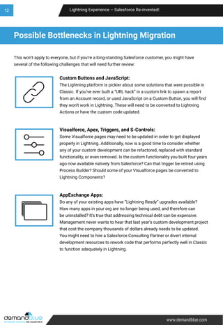 Whitepaper: Salesforce Lightning Experience - DemandBlue | PDF | Sales | Business