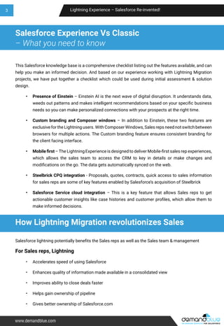 Whitepaper: Salesforce Lightning Experience - DemandBlue | PDF | Sales ...