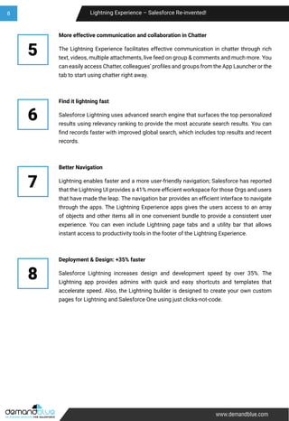 Whitepaper: Salesforce Lightning Experience - DemandBlue | PDF | Sales | Business