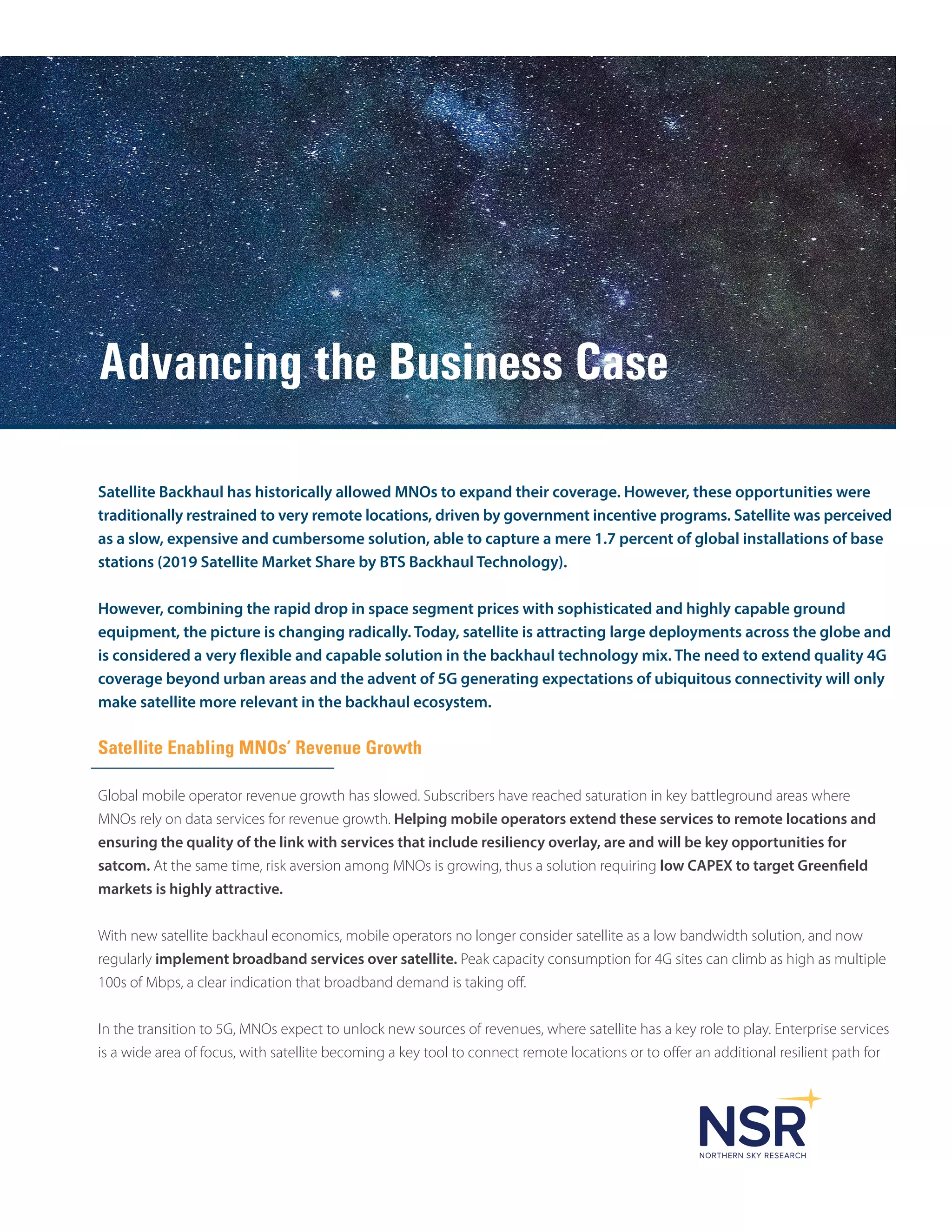 Whitepaper: The Cellular Backhaul Opportunity Analysis | PDF | Computer Networking | Computing