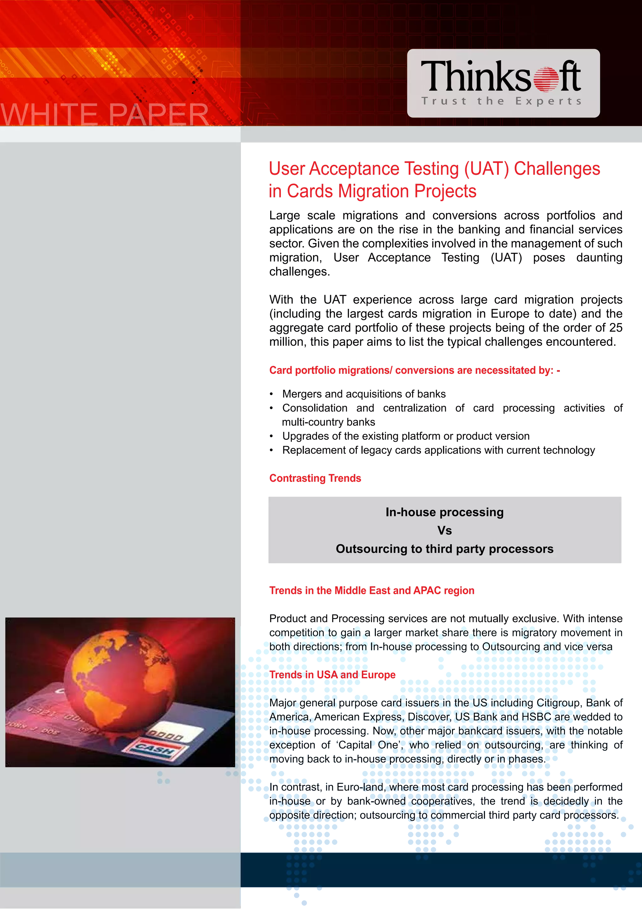 UAT - Cards Migration (Whitepaper) | PDF