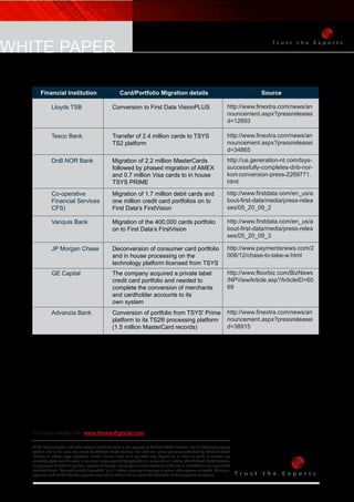 UAT - Cards Migration (Whitepaper) | PDF