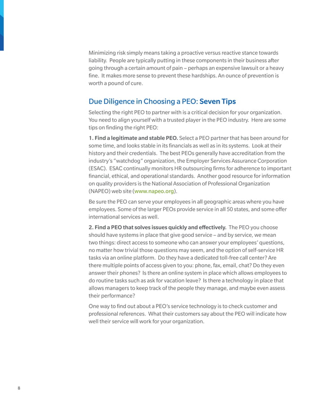 White paper what is a peo- | PDF