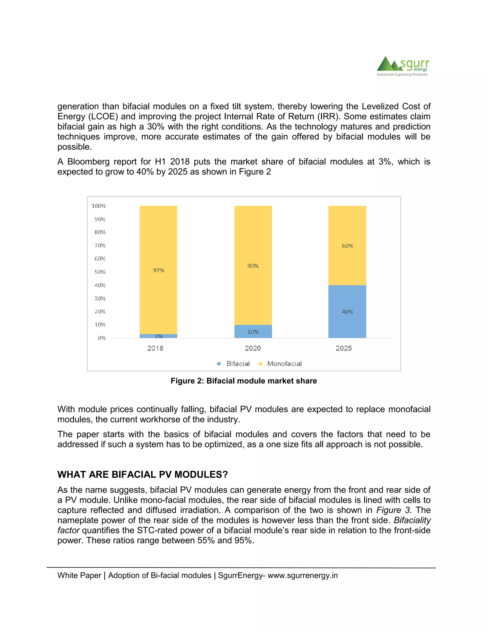 Bifacial PV Modules- SgurrEnergy | PDF