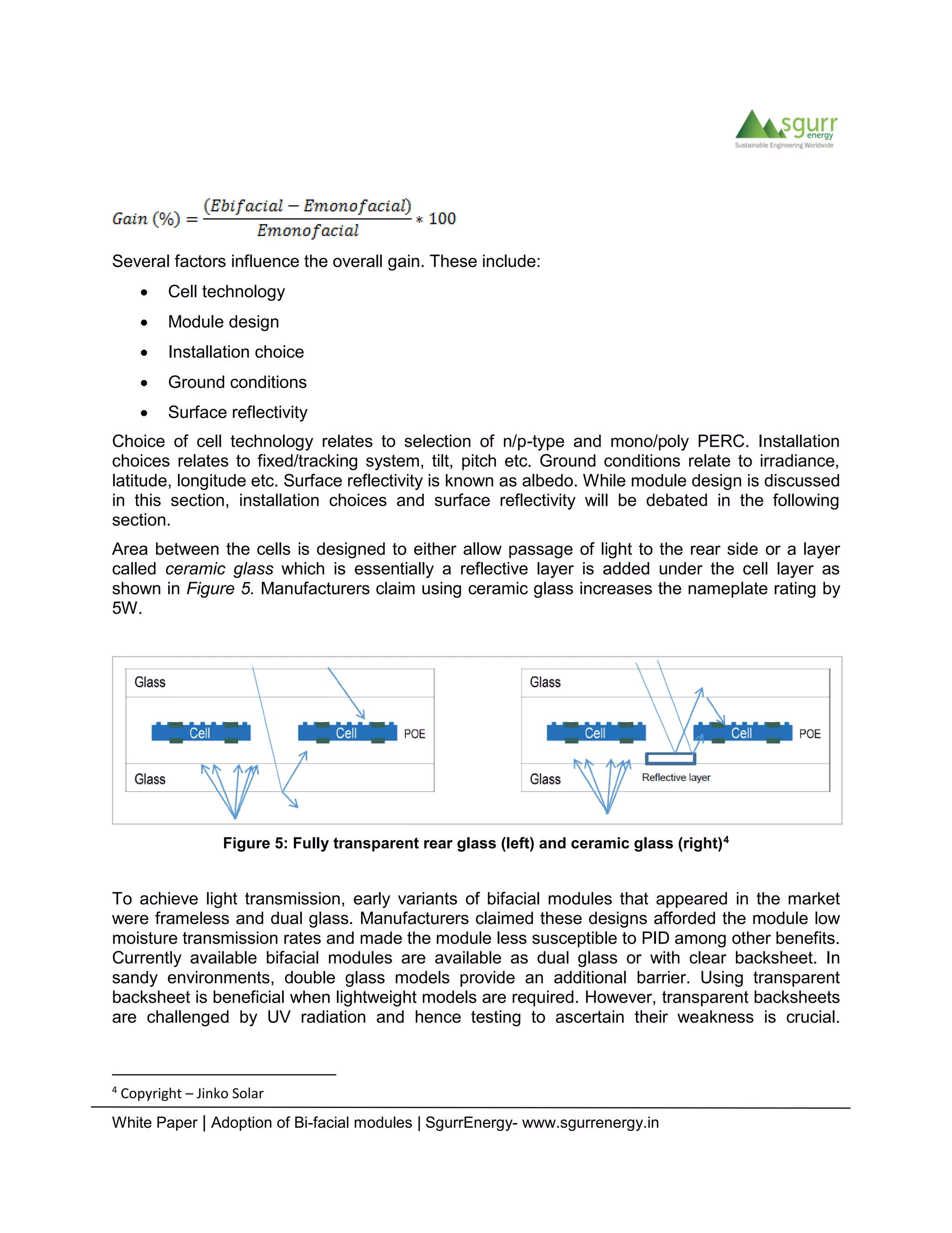 Bifacial PV Modules- SgurrEnergy | PDF