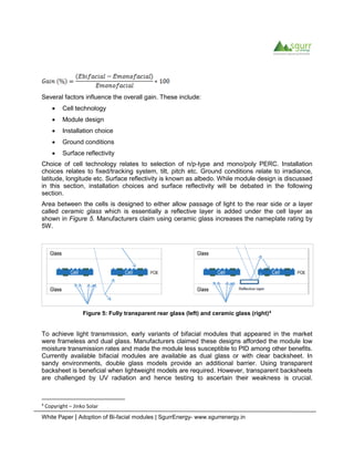 Bifacial PV Modules- SgurrEnergy | PDF