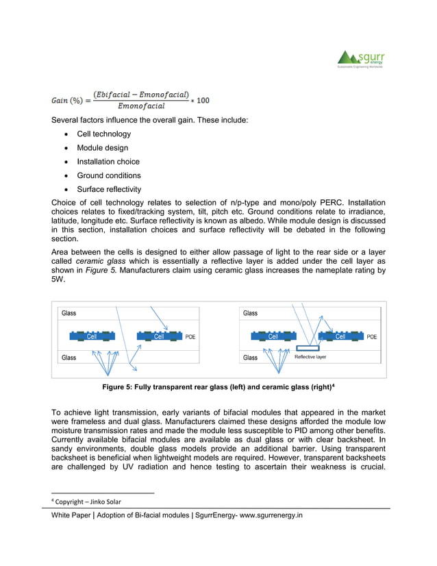 Bifacial PV Modules- SgurrEnergy | PDF | Geography | Science