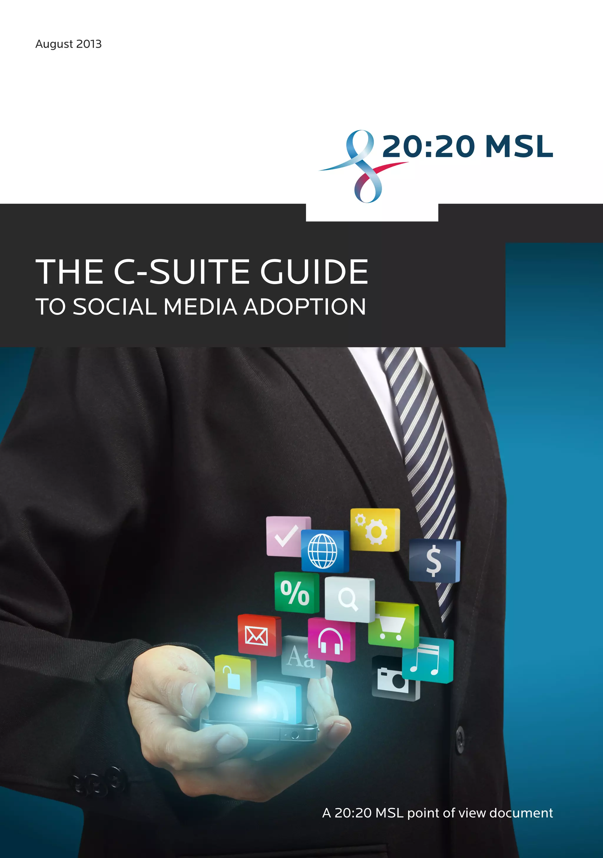The C-Suite Guide to Social Media Adoption | PPT