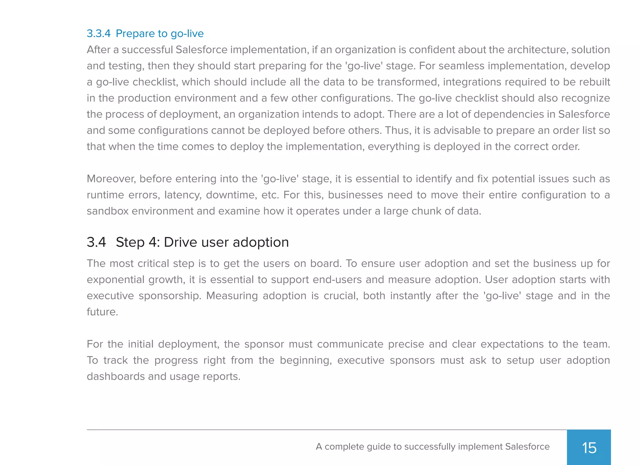 A complete Salesforce implementation guide on how to implement Salesforce | PDF | IT and ...