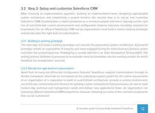 A complete Salesforce implementation guide on how to implement Salesforce | PDF