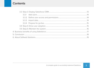 A complete Salesforce implementation guide on how to implement ...