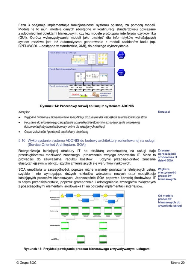 ADONIS - funkcjonalnosci i scenariusze zastosowania | PDF | Computer Software and Applications ...