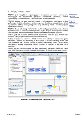 ADONIS - funkcjonalnosci i scenariusze zastosowania | PDF | Computer ...