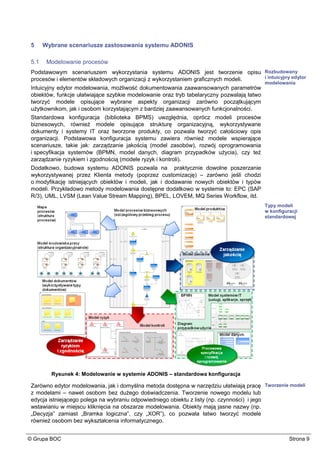 ADONIS - funkcjonalnosci i scenariusze zastosowania | PDF