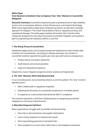 From Reactive to Resilient: How to Engineer Your "Aha" Moment in ...